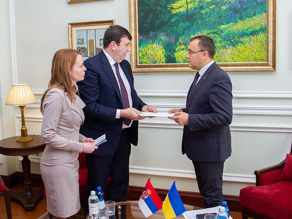 Serbia's new ambassador begins diplomatic mission in Ukraine