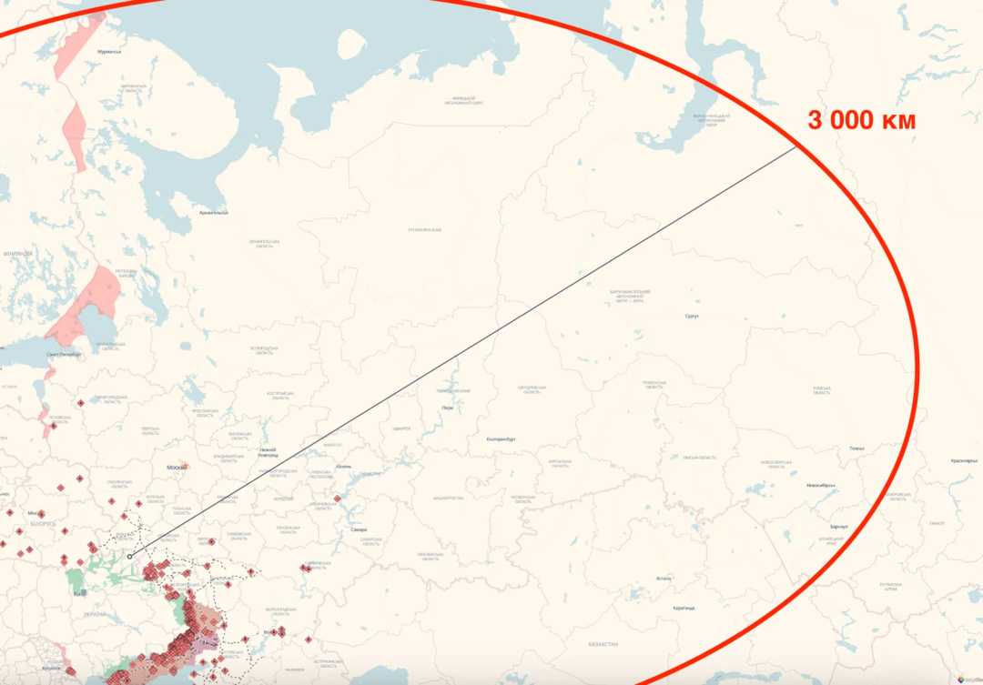 Ukraine’s new cruise missile FP-5 Flamingo can potentially reach 90 percent of Russian defense ...