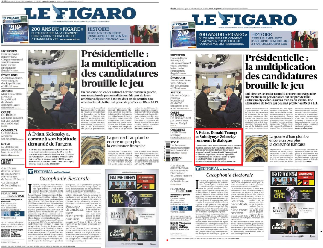 Fake French Newspaper Covers Used to Portray G7 Summit as a Failure for ...