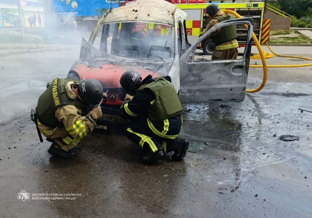 Russian attacks in Dnipropetrovsk region leave nine injured